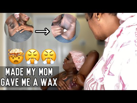 MY JAMAICAN MOM WAXING  MY ARMPITS 😭🤯| BAD IDEA 😭