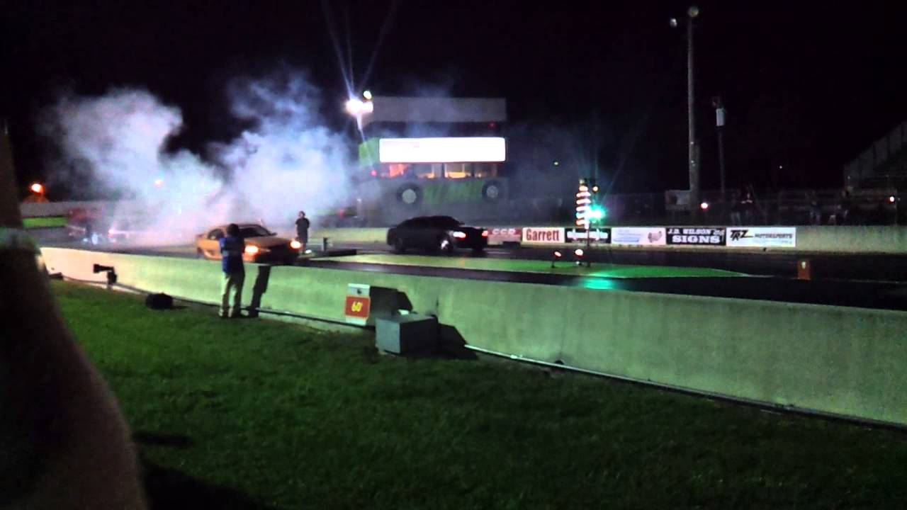 Drag racing at orlando speed world - YouTube