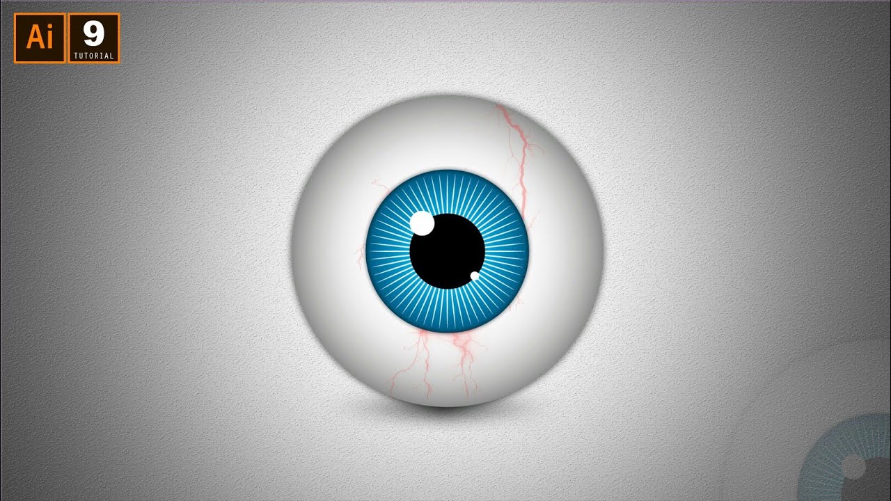 Eye Ball | How To Make Eye Ball in Adobe Illustrator CC 2018 | Tutorial ...
