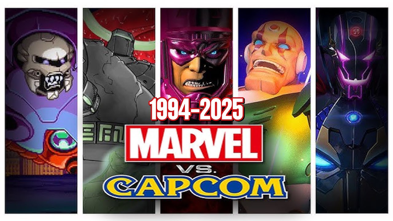 Evolution of All MARVEL VS CAPCOM Bosses (1994-2025) - YouTube