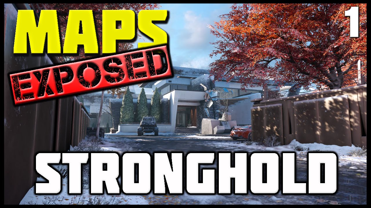 BO3 Maps Exposed! Ep. 1 - Stronghold | Lines of Sight, Wallruns, and ...
