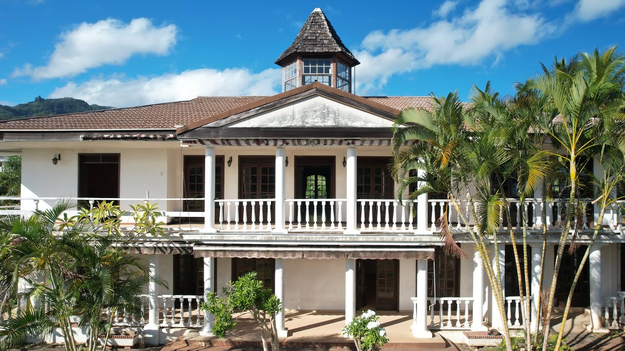 TAHITI - PAPEETE - Grande Maison de Style Colonial à rénover - YouTube
