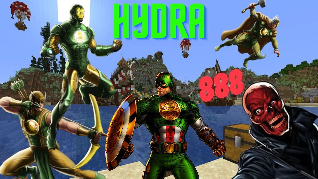 minecraft 1.7.10 mod captain hydra #ทีมไฮดรา - YouTube