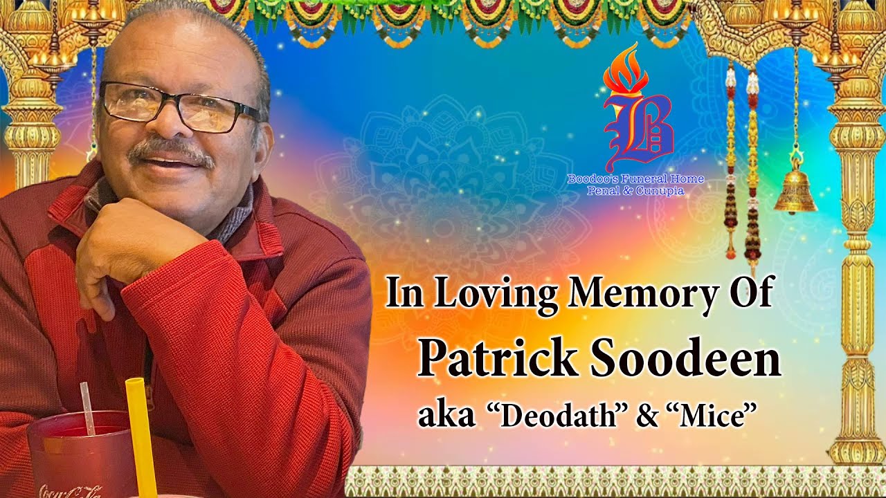 Patrick Soodeen aka "Deodath" & "Mice" Funeral Service - YouTube