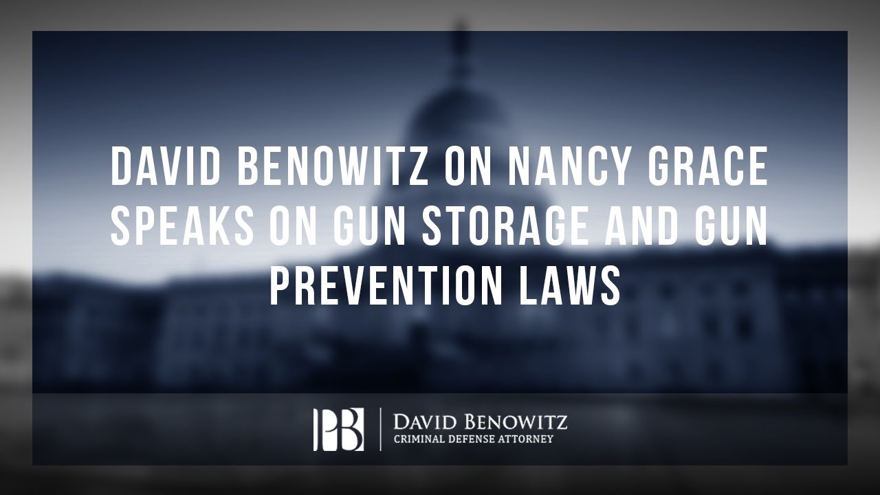 David Benowitz on Nancy Grace Speaks On Gun Storage and Gun Prevention ...