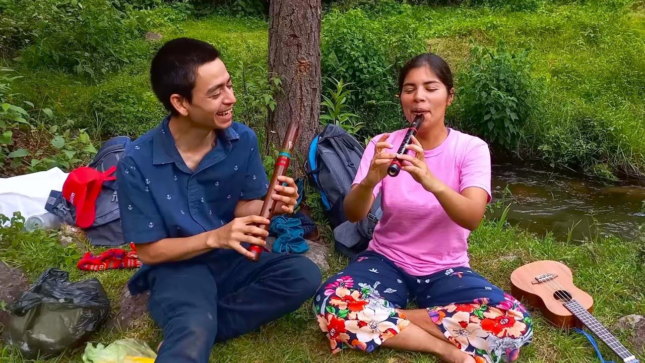 16. Aventura en las montañas | Acampando en el bosque vlog - YouTube