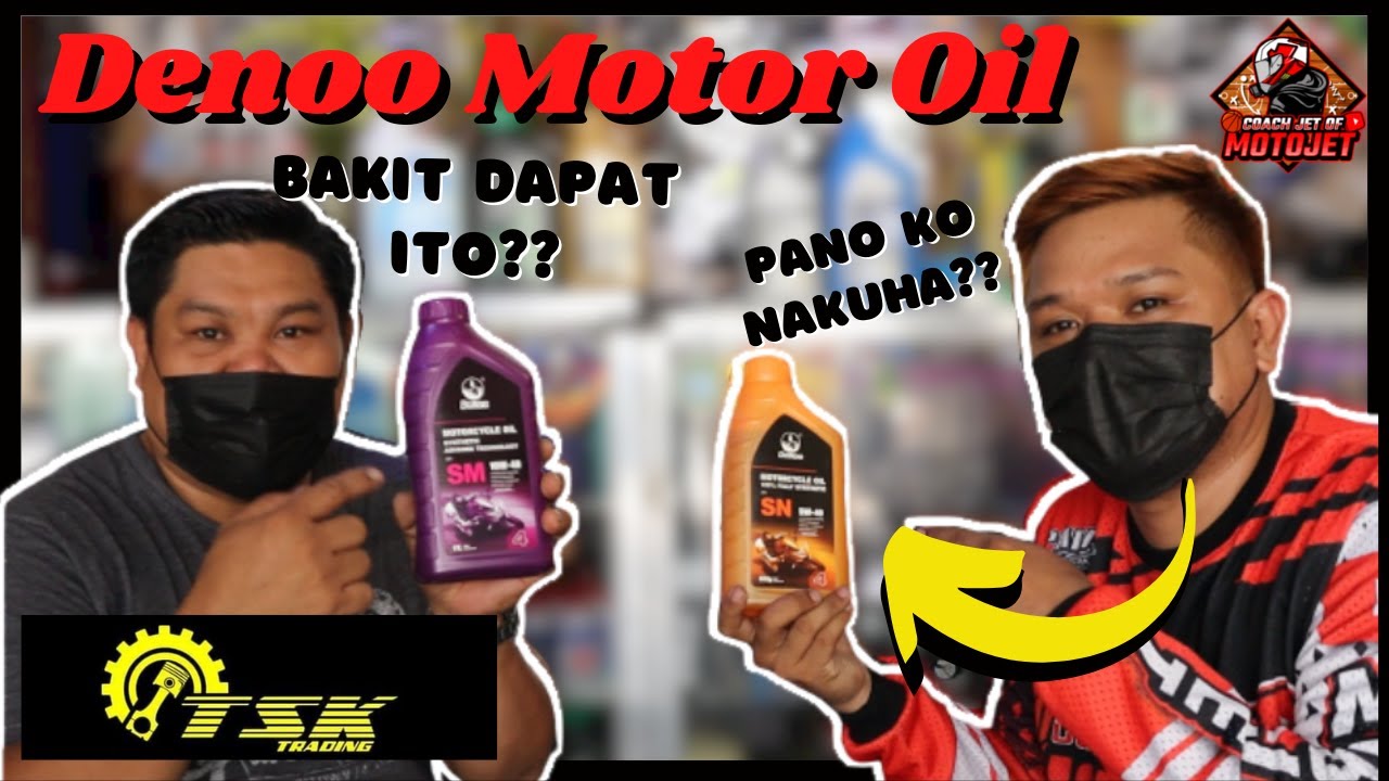 DENOO MOTOR OIL | TSK TRADING MOTOCYCLESHOP | NEW SPONSOR | COACH JET ...