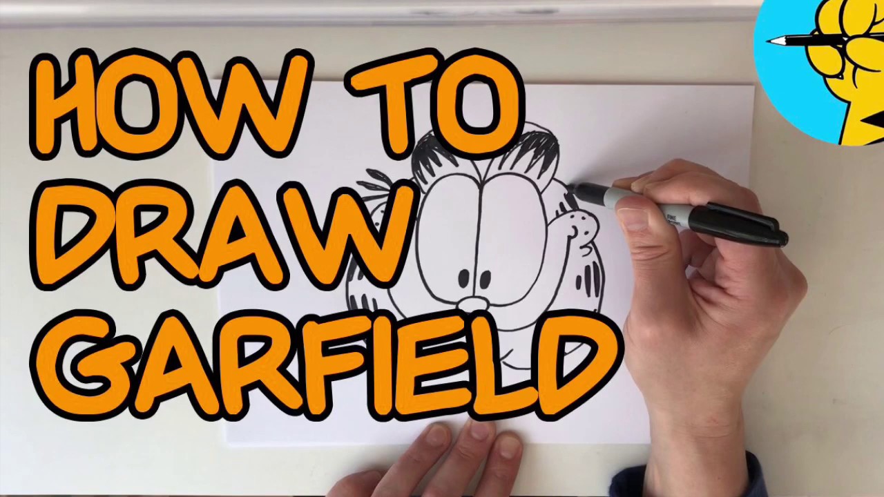 How To Draw Garfield - YouTube