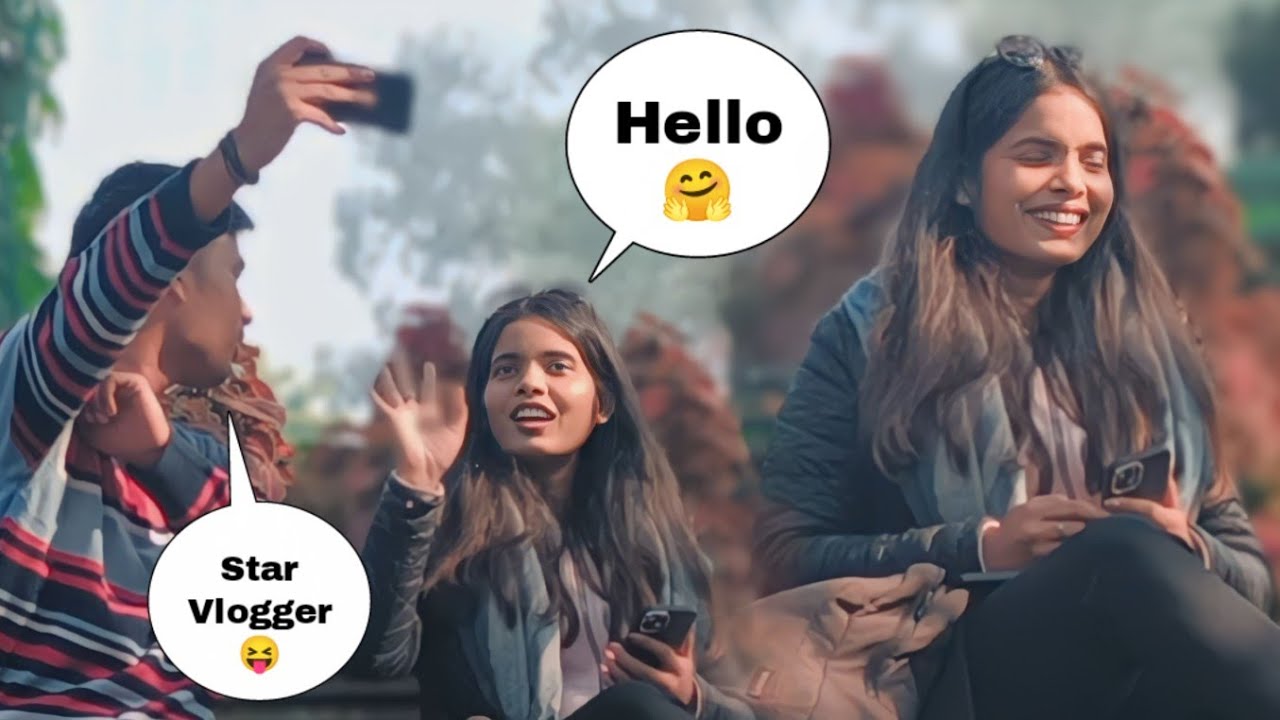 FUNNY VLOGGER PRANK ON GIRL 🤣😉 | PRANK IN PUBLIC | OSM REACTIONS 😍 | TheRascals | - YouTube