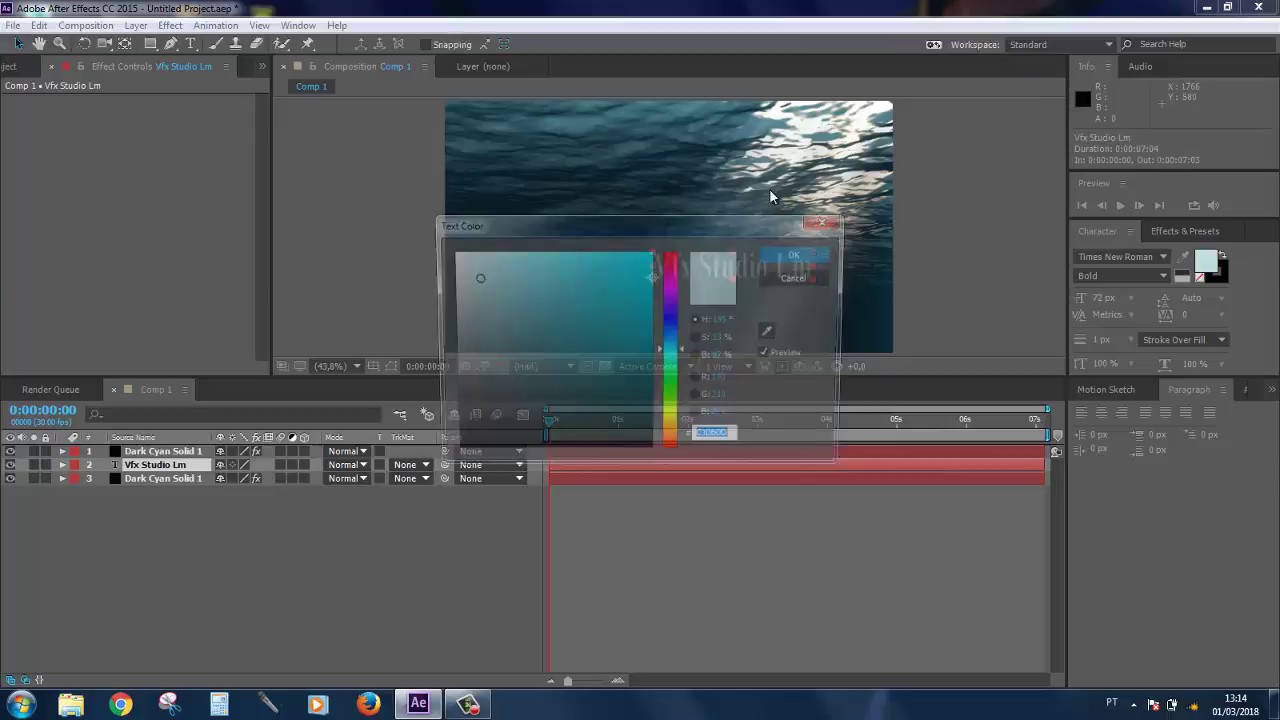 TUTORIAL AFTER EFFECTS UNDERWATER - FUNDO DO MAR - YouTube