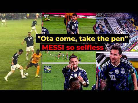 Messi Lets Otamendi Take the Penalty 🇦🇷 | A Selfless Moment in His Final Argentina Dance 🐐✨