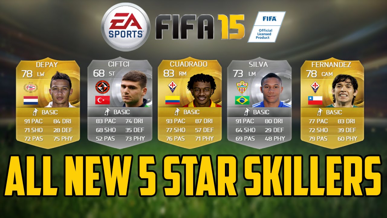 Fifa 15 Ultimate Team Alle Neuen 5 Sterne Skiller Fifa 15 All New 5