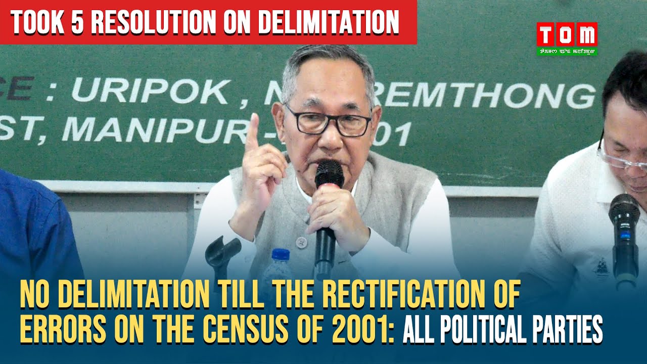 NO DELIMITATION TILL THE RECTIFICATION OF ERRORS ON THE CENSUS OF 2001 ...