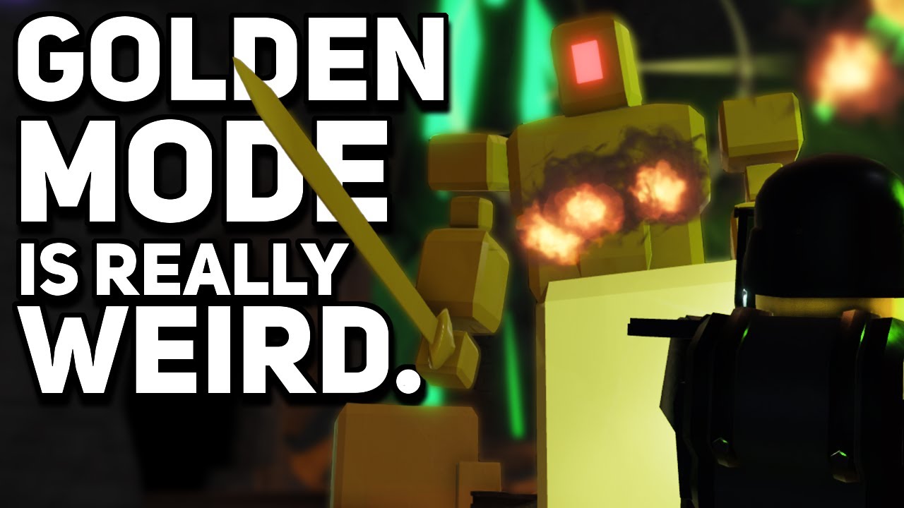 Golden Mode Is Really Weird (And Buggy) | Gold Titan Boss | Roblox TDS ...