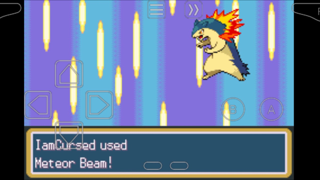 Pokemon radical red - 7th gym badge Blaine - YouTube