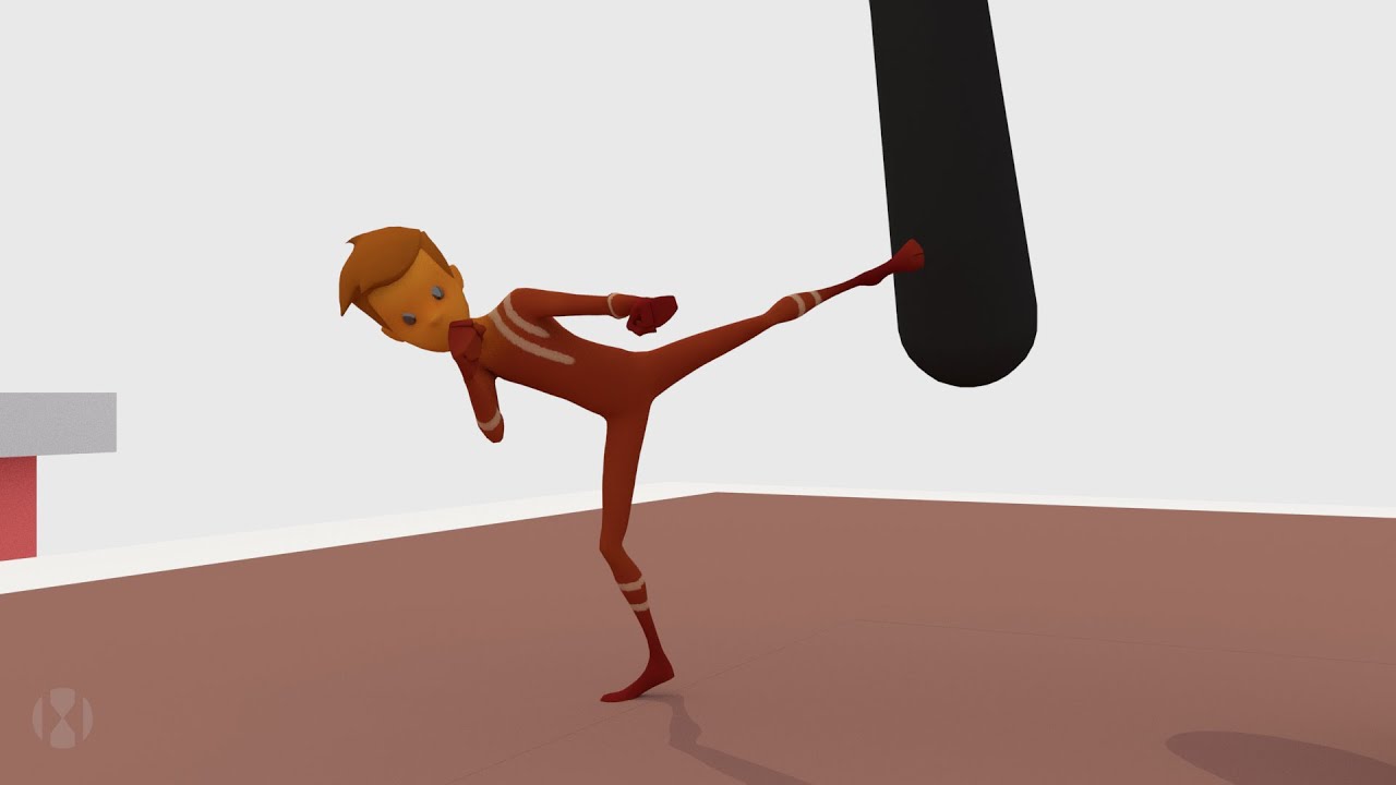 3D Animation | Run & Kick - YouTube