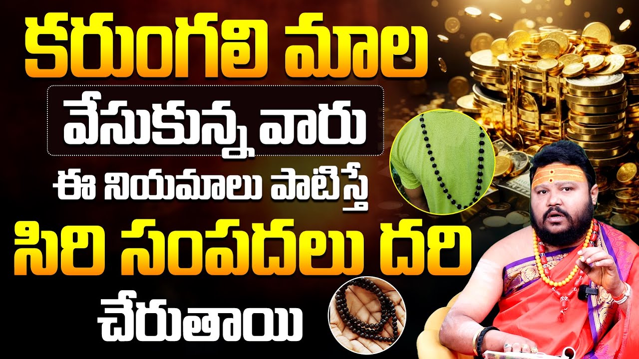 కరుంగలి మాల నియమాలు | Let's know the rules of Karungali Mala ...