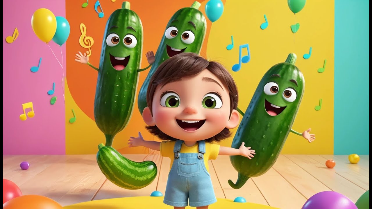 Cucumber Train – Who Jumps On First | Fun Counting Song for Kids | Sing ...