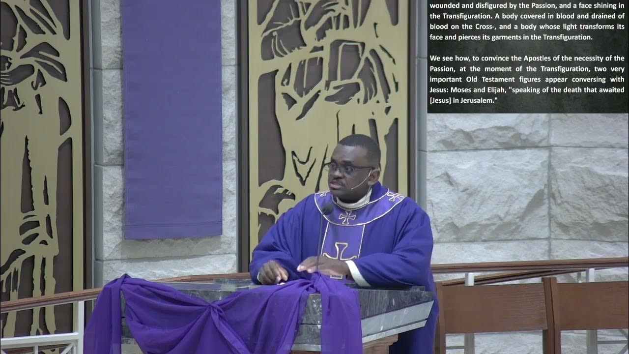Fr. Ronald's Homily 2nd Sunday of Lent - YouTube