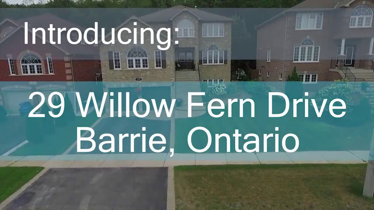 FOR SALE: 29 Willow Fern Drive - Barrie - YouTube
