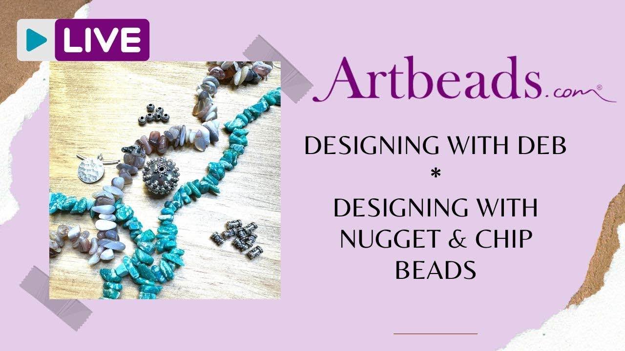 Designing with Deb: Designing with Nugget and Chip Beads! - YouTube