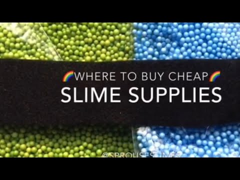 WHERE TO BUY CHEAP SLIME SUPPLIES! - YouTube