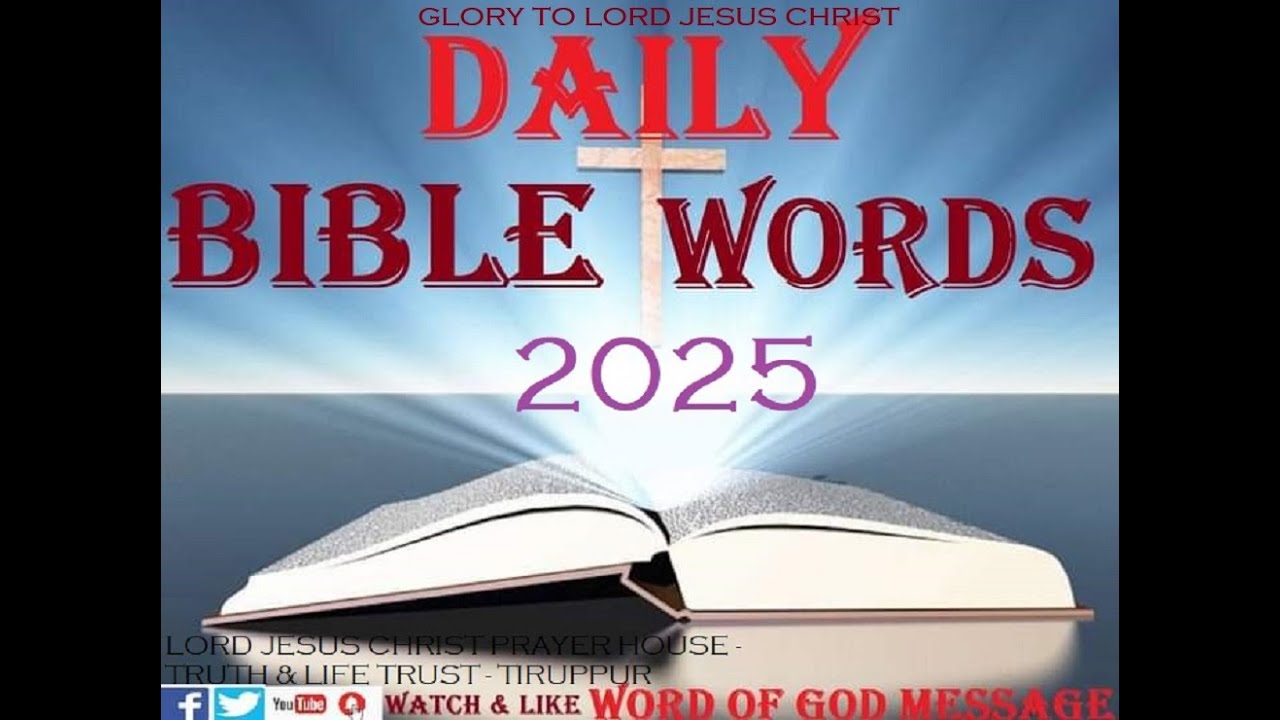 January 31st- 2025 "Daily BIBLE Verses " - YouTube
