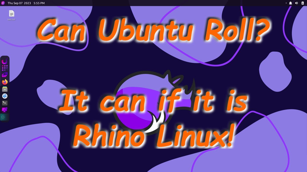 Checking Out Rhino Linux | Not a Linux Guru Guy - YouTube