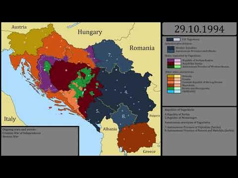 Breakup of Yugoslavia and Yugoslav Wars - YouTube