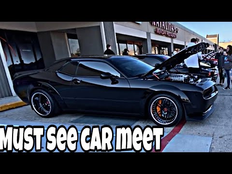 The Cars At This Houston Car Meet Is A Must See!!! - YouTube