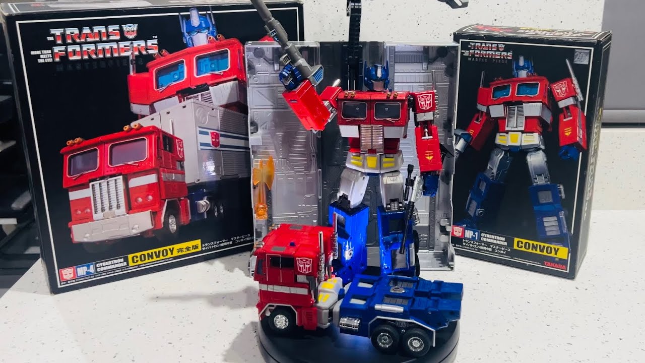 Transformers masterpiece MP-01/MP-04 Optimus Prime en español - YouTube