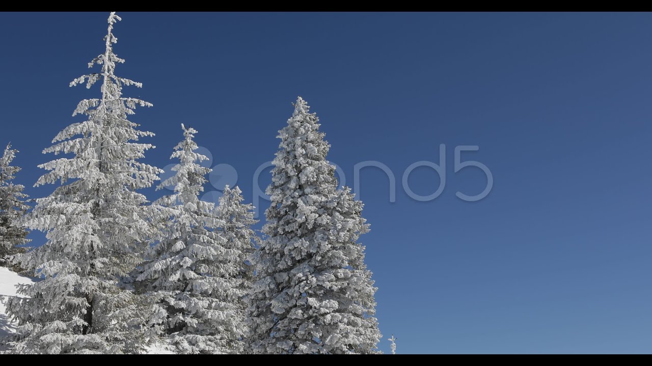 UHD Ultra HD 4K Winter Landscape, Beautiful Mountains in Cold Season ...