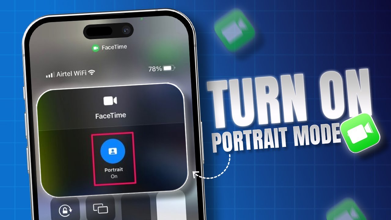 How To Turn On Portrait Mode On iPhone FaceTime | Blur Background In ...
