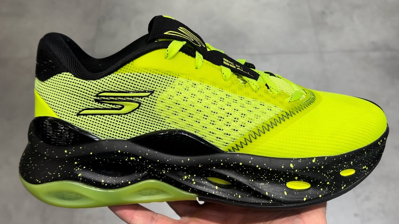 Skechers SKX Float Neon Yellow Black Julius Randle Basketball Shoes ...
