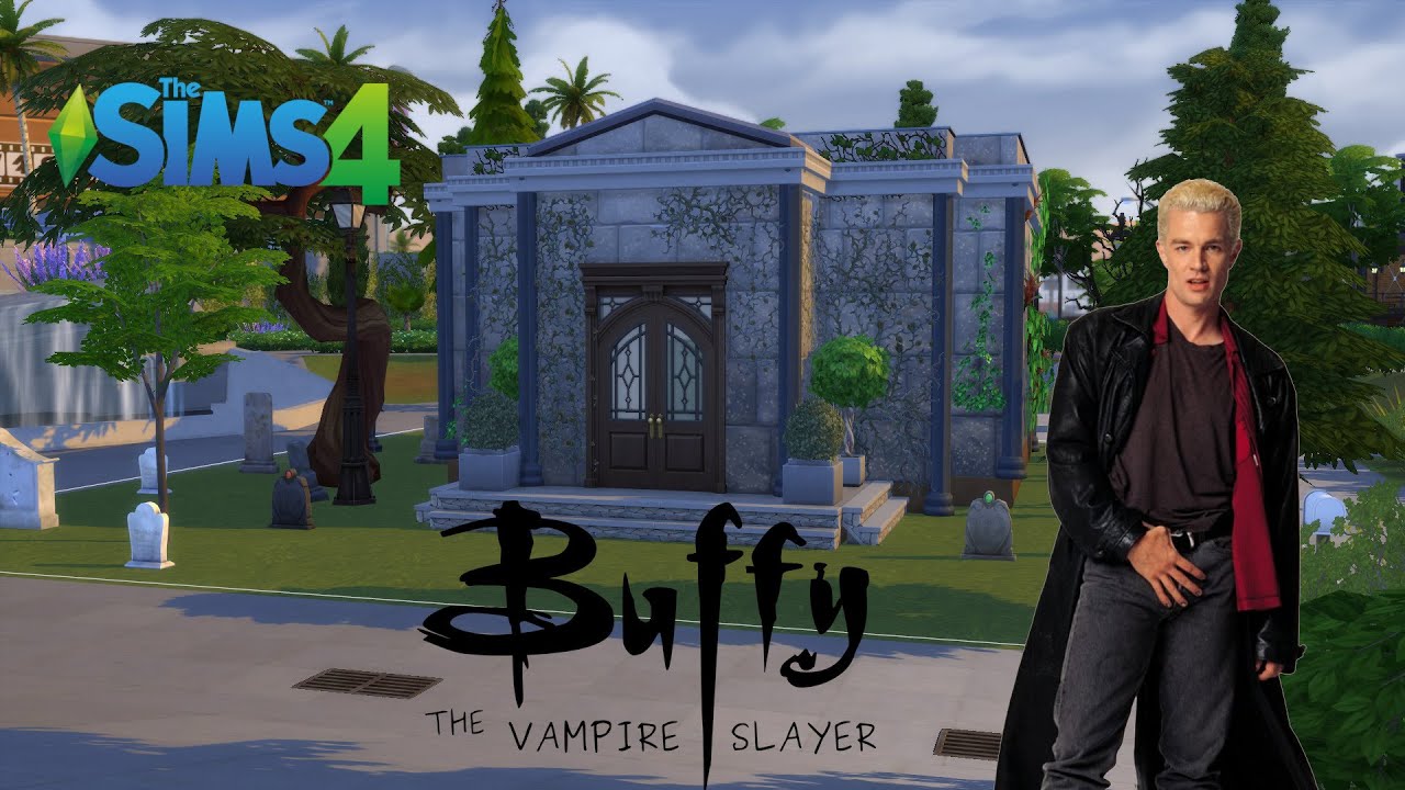 Spike's Crypt | Buffy the Vampire Slayer | Sims 4 | Speed build - YouTube