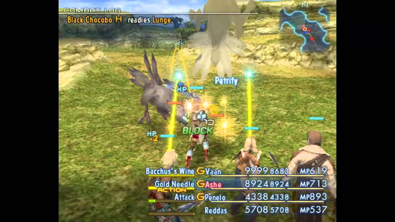RED CHOCOBO lvl 99 how to spawn FFXII - YouTube