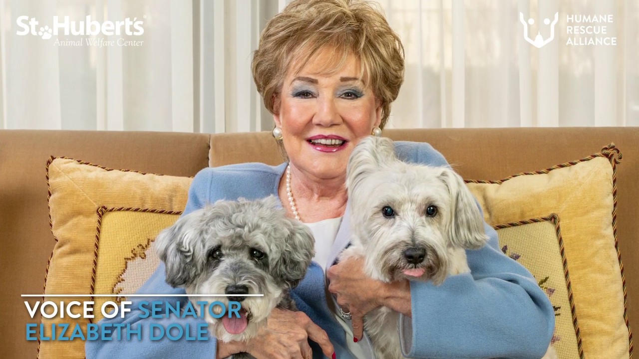 Senator Elizabeth Dole Wants You To Have A Plan For Your Pets - YouTube