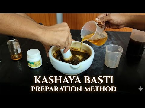 Preparation of Niruha Basti/ Kashaya basti, Ayurveda Basti treatment ...