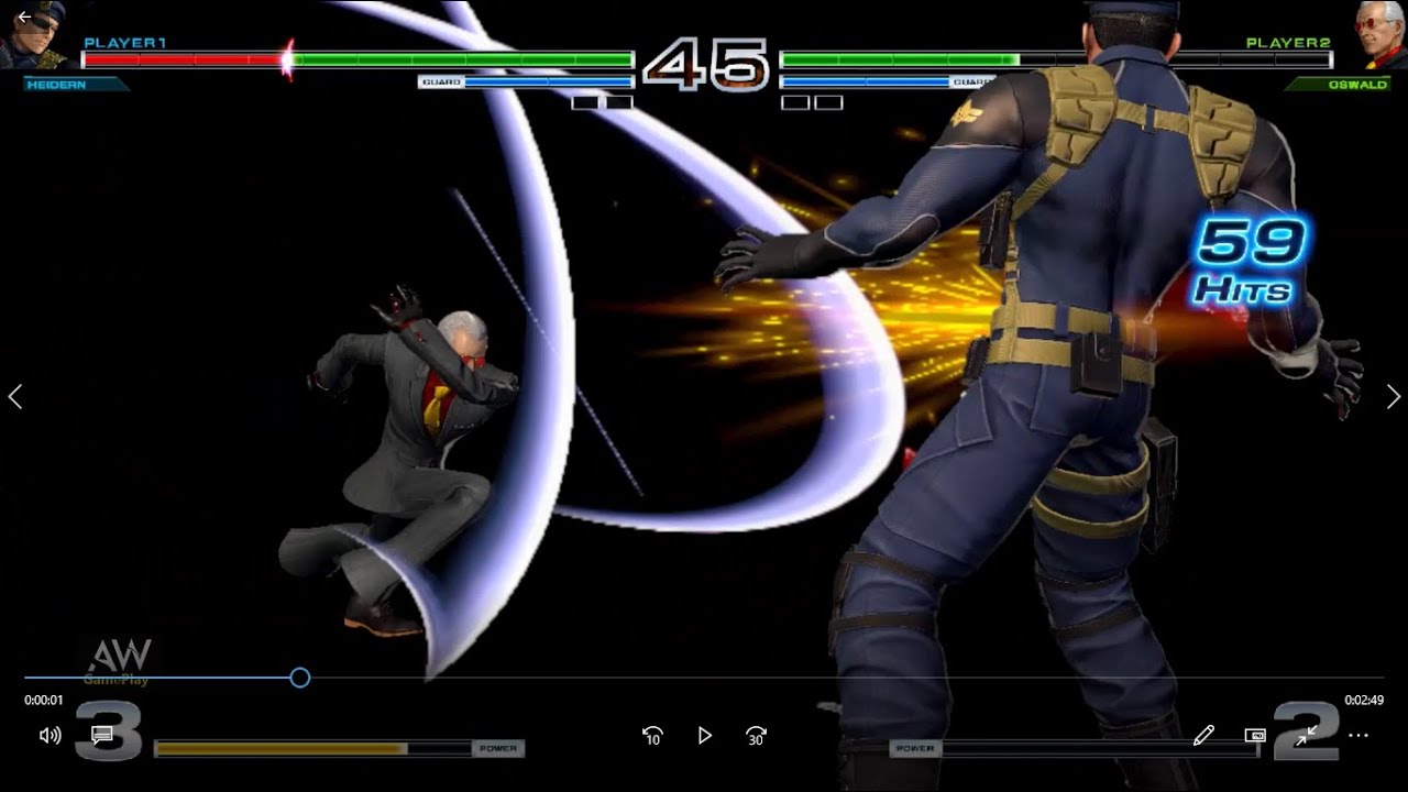 Heidern vs Oswald - The King of Fighters XIV Combos KOF 14 - YouTube