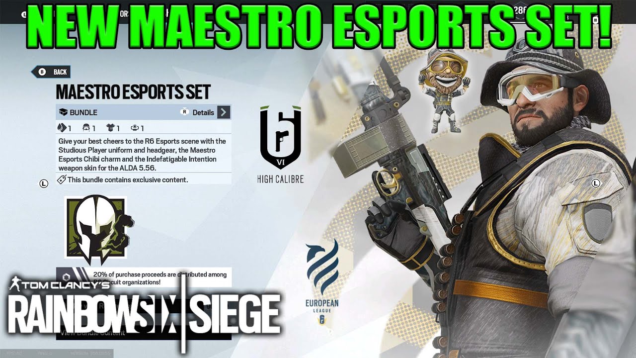 Maestro Esports Set - Rainbow Six Siege - YouTube