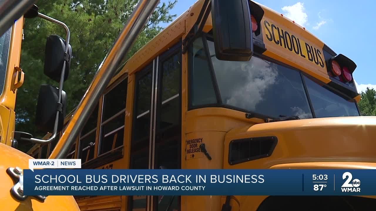 School bus drivers back in business - YouTube