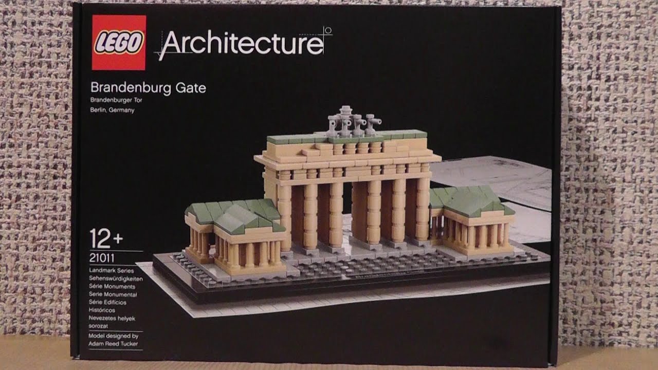 LEGO ARCHITECTURE 21011 BRAMA BRANDENBURSKA - YouTube