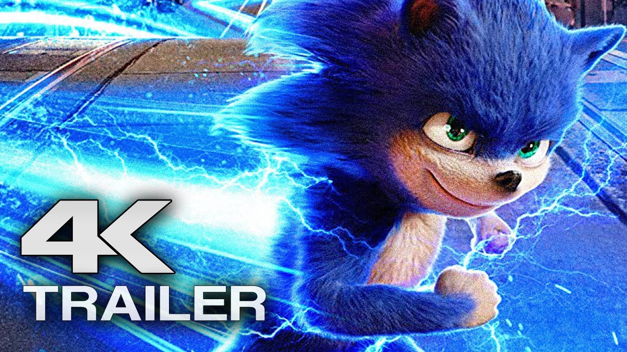 SONIC THE HEDGEHOG Trailer (4K ULTRA HD) 2019 - Jim Carrey Movie - YouTube