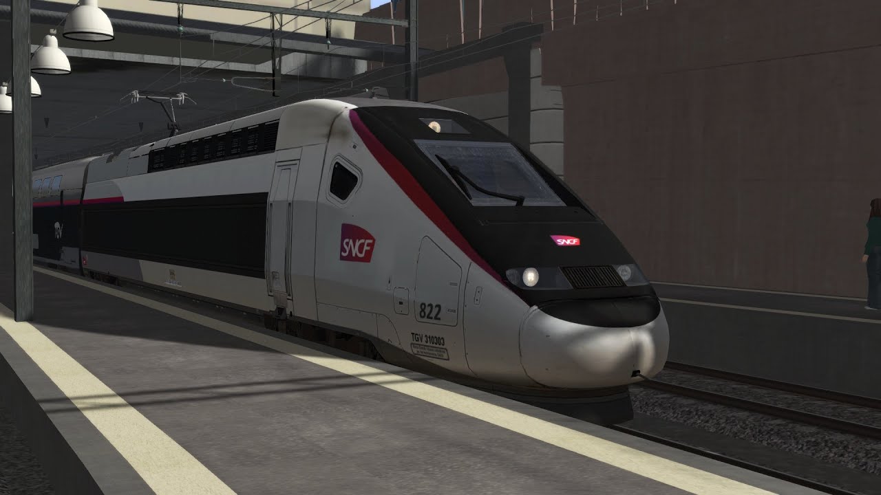 Train Simulator : TGV 2N2 de Paris Montparnasse à St Pierre des Corps ...
