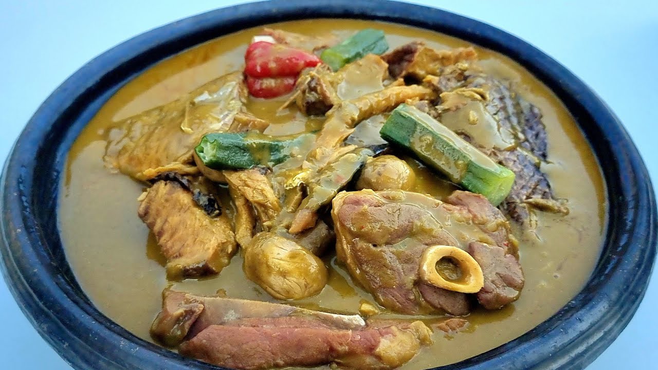 HOW TO MAKE THE BEST & HEALTHY GHANAIAN GREEN PEANUT BUTTER SOUP NKATE ...