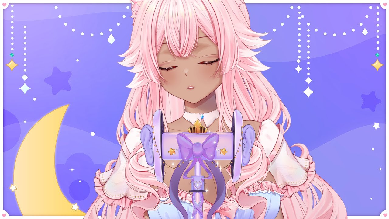 3DIO ASMR | Moon Maiden Earlicks Your Ears For Christmas~ #asmr #vtuber ...