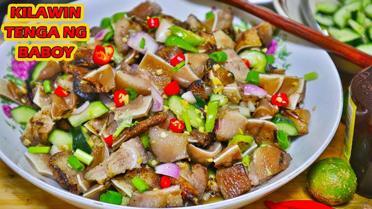 SMOKING HOT KILAWIN TENGA NG BABOY | CRISPY KILAWIN | PORK KILAWIN ...