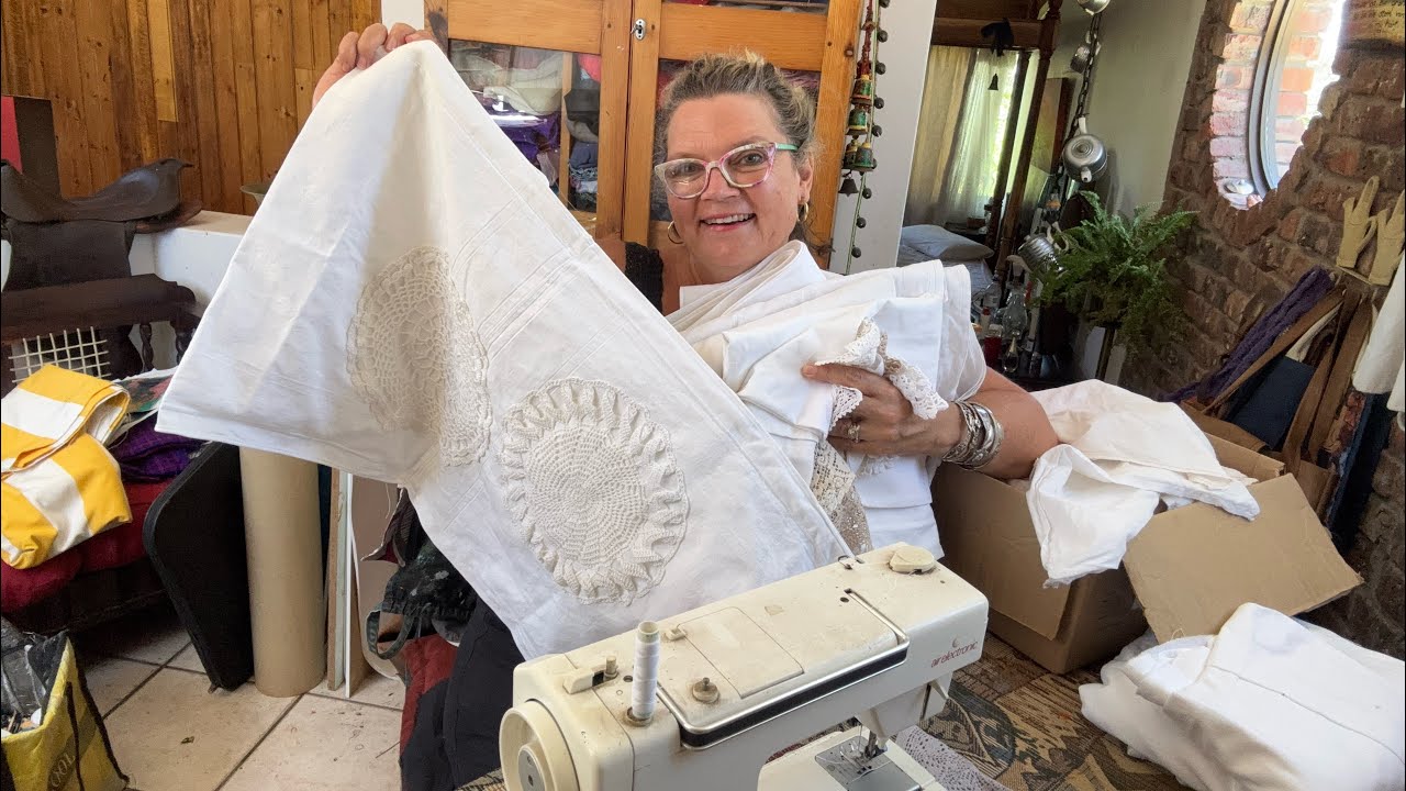 HELP! What to do with all my Vintage Linens? Create what you NEED and ...
