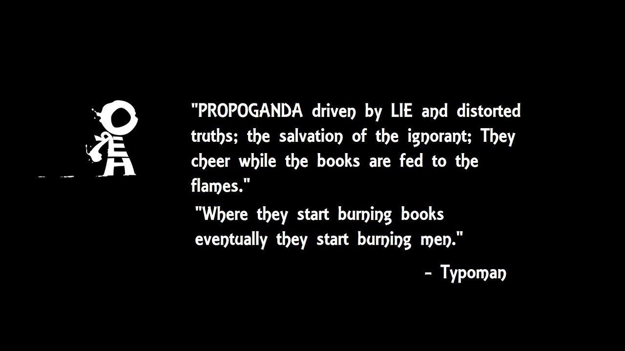 The wise quotes of Typoman. - YouTube