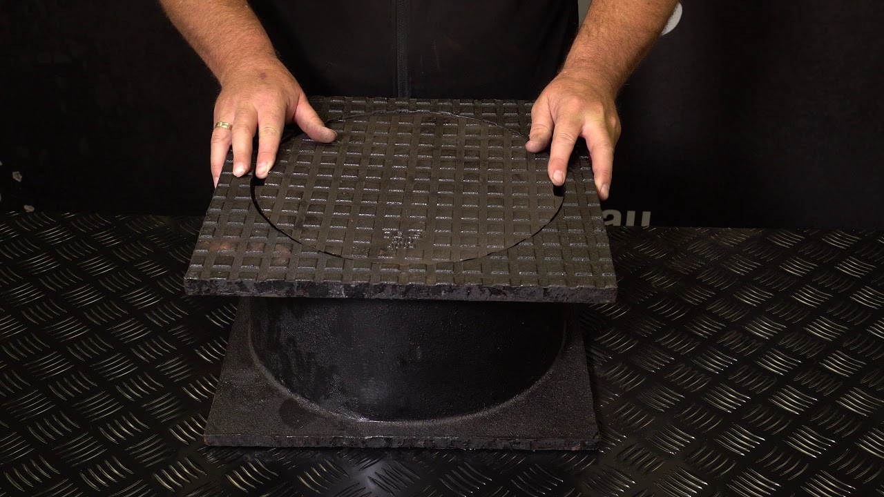 Inspection Cover 200 Heavy to Suit DN150 Pipe - YouTube